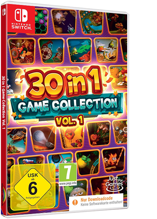 30 in 1 Games Collection Vol. 1 - Nintendo Switch – Markt+Technik ...