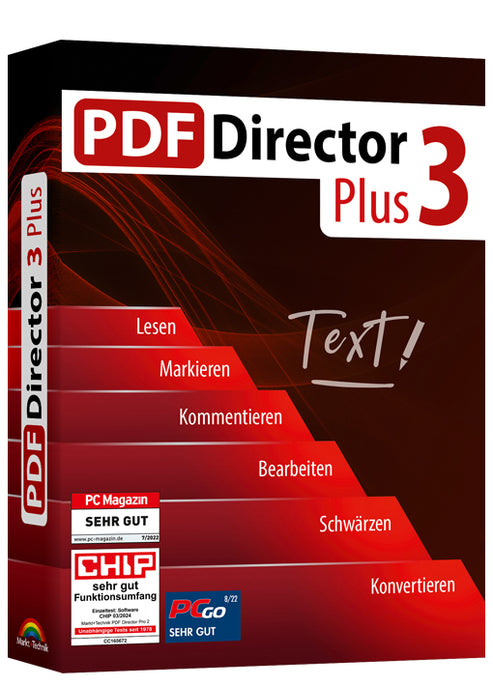 PDF Director 3 Plus - PDFs direkt bearbeiten, konvertieren, signieren ...