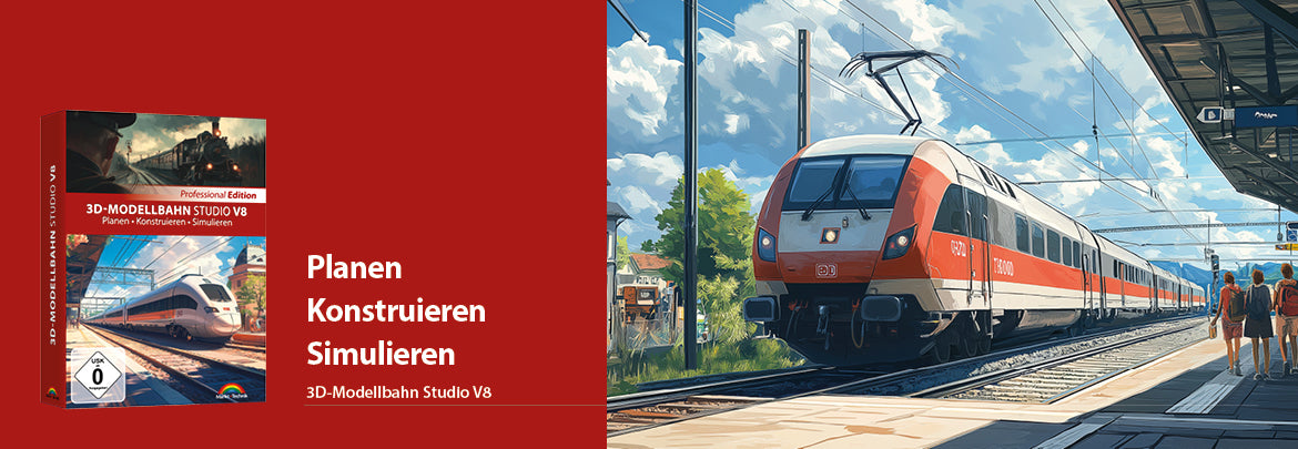 3D Modellbahn Studio V8 Professional - Realistisch planen und ...