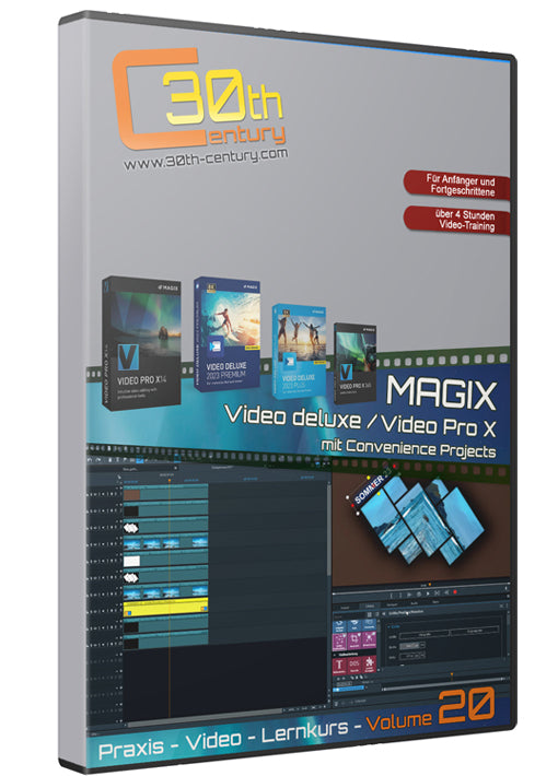 Magix Video Deluxe und Video Pro X Vol.20 - Lernkurs – Markt+Technik ...