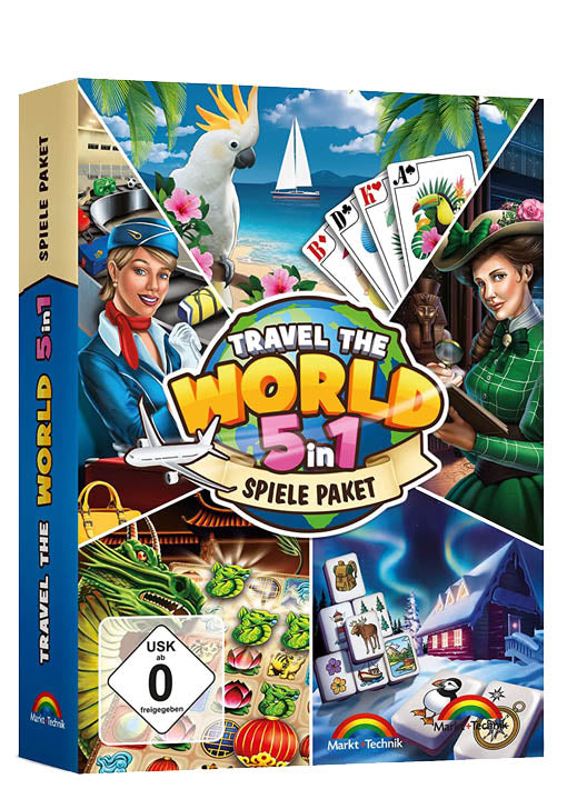 5in1 Travel the World Spiele Paket - 5 Vollversionen – Markt+Technik ...