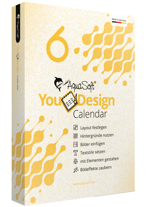 Aquasoft - YouDesign Calendar 6 | Software - Kalender in 3 Schritten ...