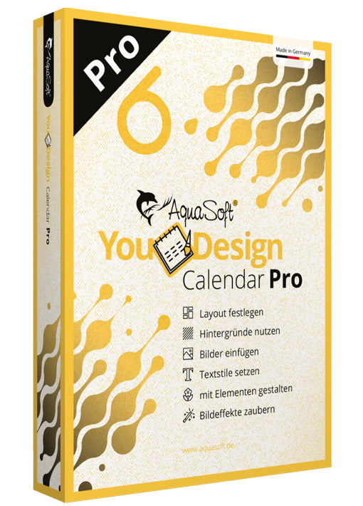 Aquasoft - YouDesign Calendar 6 Professional | Software - Wunderschöne ...