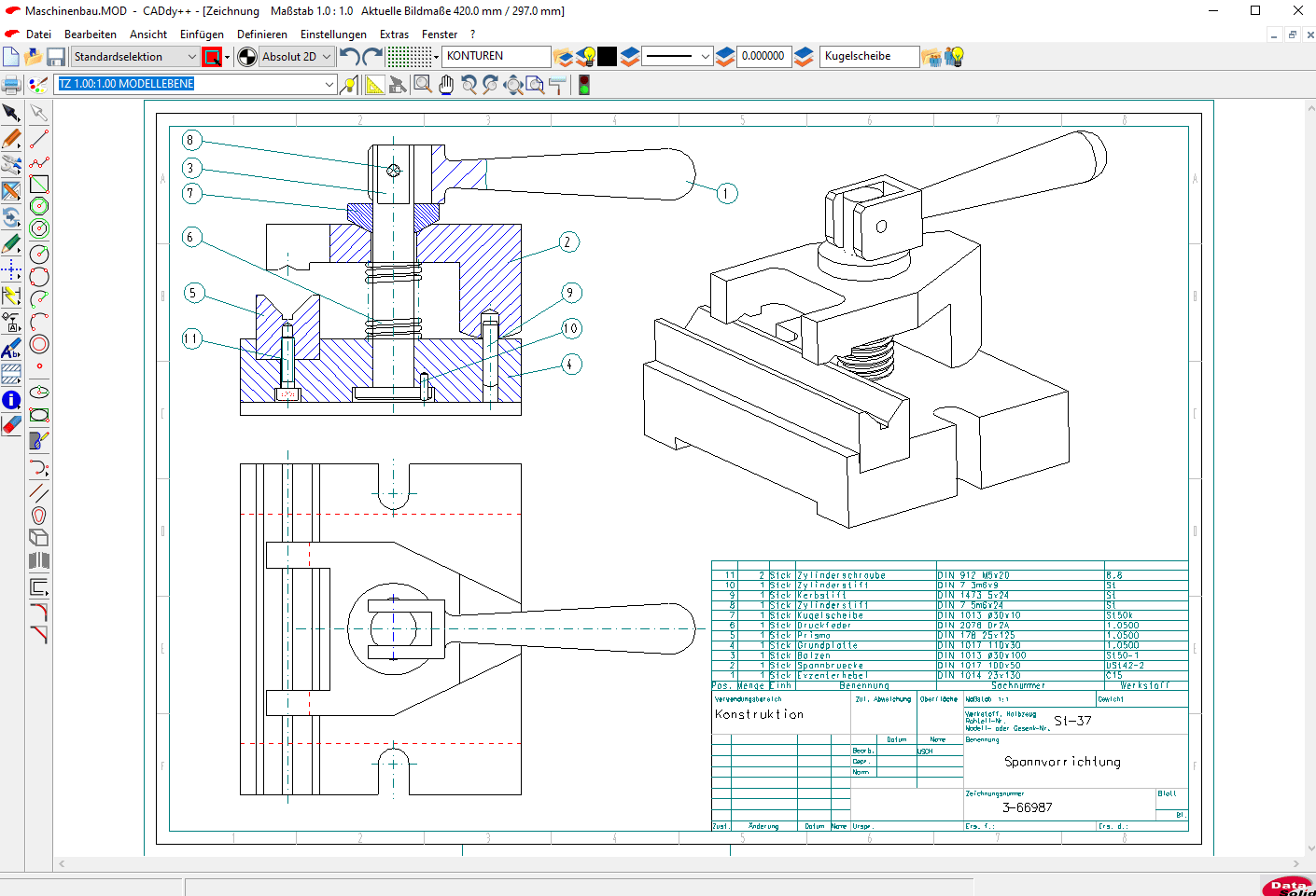 BeckerCAD 15 2D - Die leistungsstarke CAD-Software für Beruf, Studium und Hobby! – Markt+Technik ...