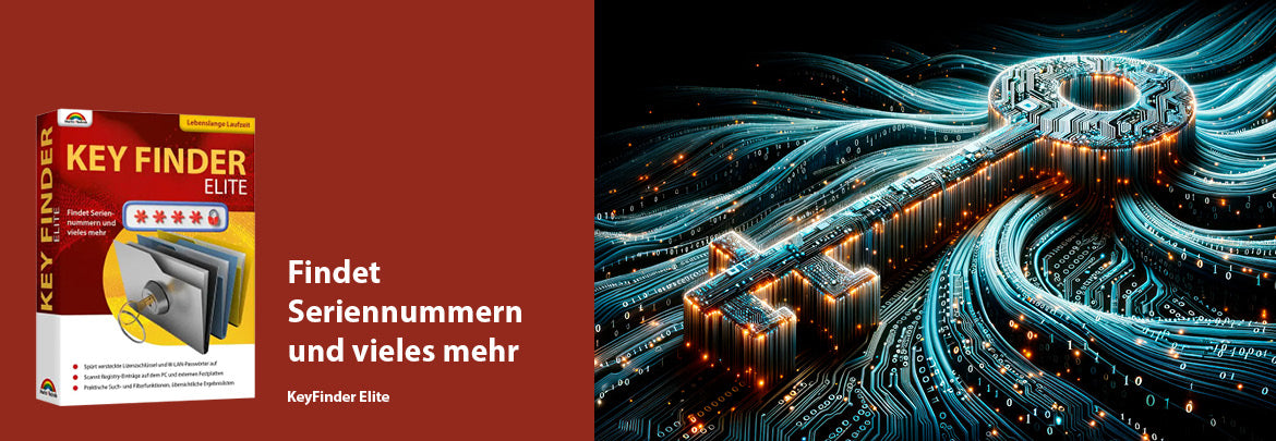 Key Finder Elite - Findet Seriennummern und vieles mehr auf Ihrem PC ...